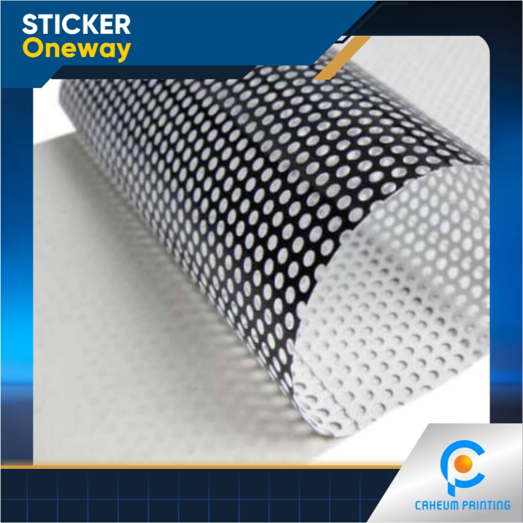 Jual Cetak One Way Sticker (sticker untuk kaca mobil atau kaca toko ...