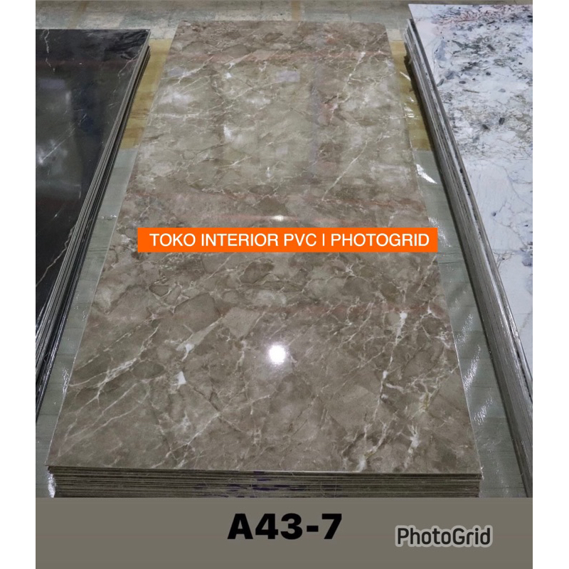 Jual Panel Marmer PVC UPVC Marmer Backdrop TV marmer Lebar 1.22 m x ...