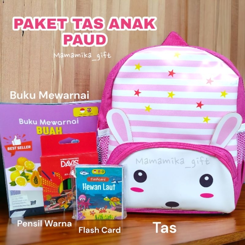 Jual PAKET SEKOLAH ANAK PAUD / KADO ANAK PAUD 2 TAHUN 3 TAHUN | Shopee ...