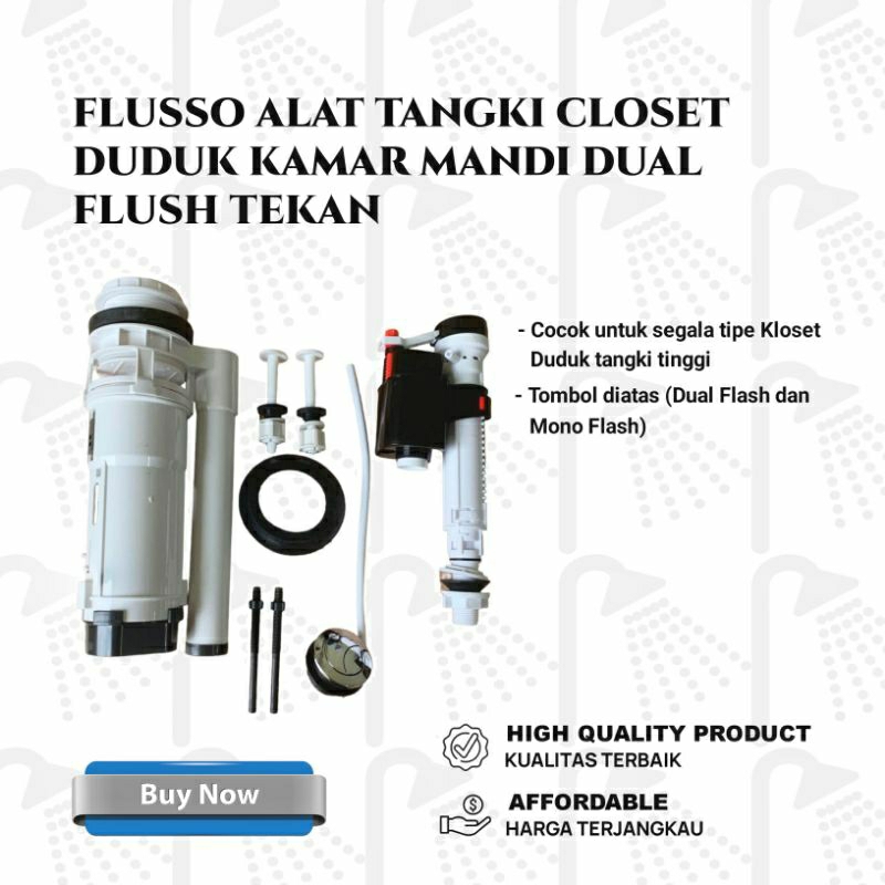 Jual Pelampung kloset duduk / Flusso alat tangki kloset duduk | Shopee ...