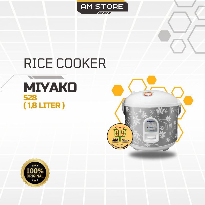 Jual Magic Com Miyako / Rice Cooker Miyako 528 (1,8 Liter) | Shopee ...