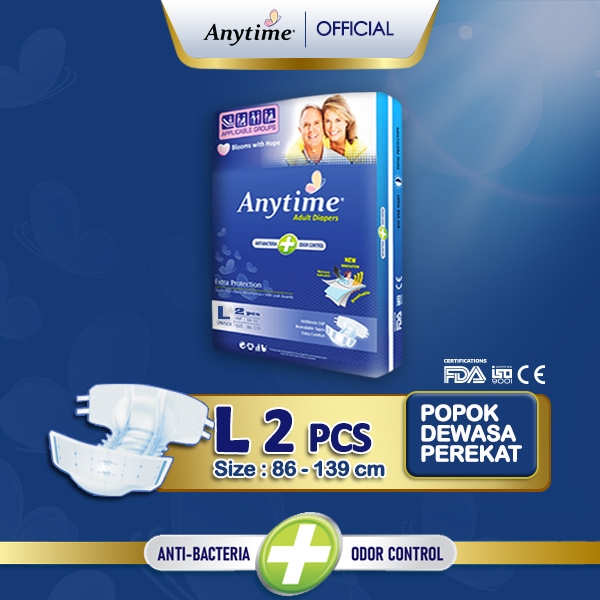 Jual Anytime Adult Diapers Popok Dewasa Perekat Orang Tua L2 Terbaik ...