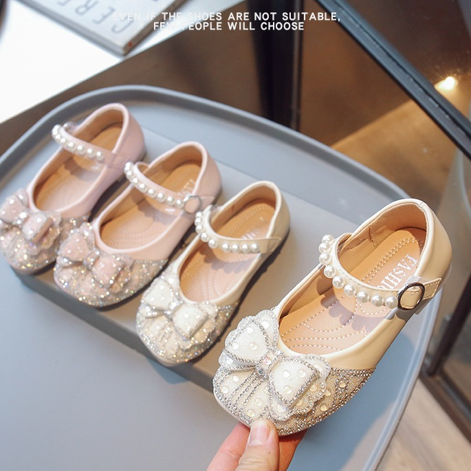 Jual babyfit [size 26-36] sepatu kaca flats anak perempuan princess ...