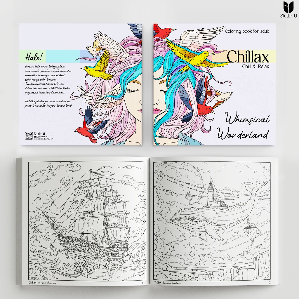 Jual [Chillax] Adult coloring book (Buku mewarnai dewasa) - Vol #2 ...