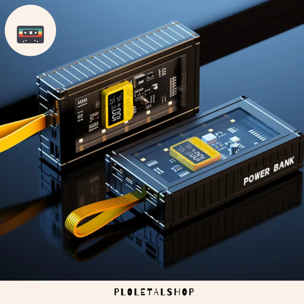 Jual Transparent Mecha Power Bank Fast Charging Multi USB Port 20000mAh ...