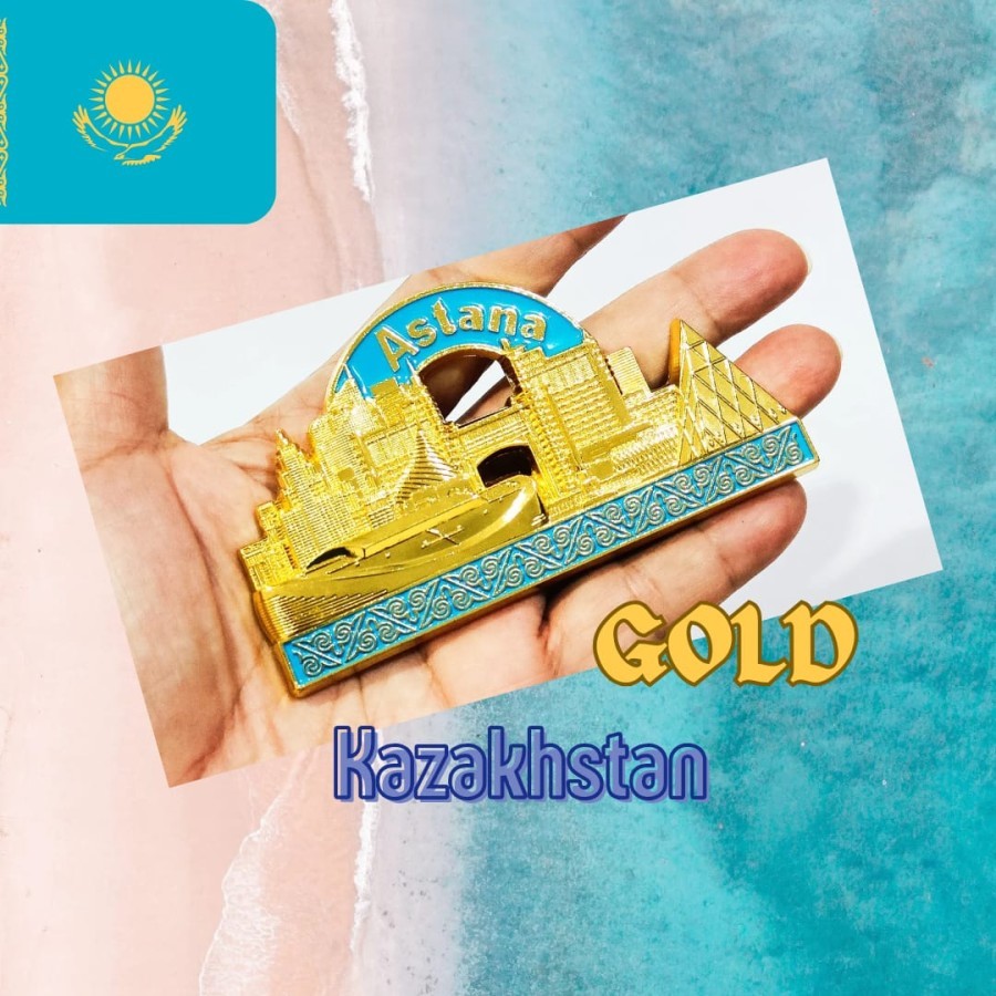 Jual Souvenir magnet kulkas Kazakhstan oleh oleh negara Kazakhstan ...