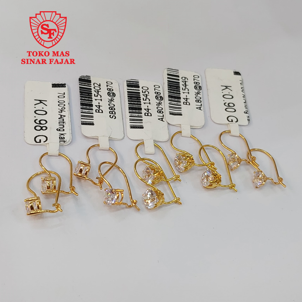 Jual ANTING DESY DEWASA KADAR 16K/70% MULAI DARI 0.90 GR - 1.10 GR ...