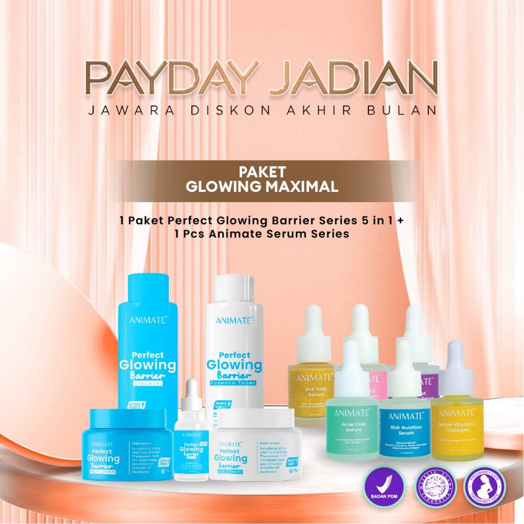 Jual Paket Glowing Maksimal (Animate Perfect Glowing Barrier Series ...