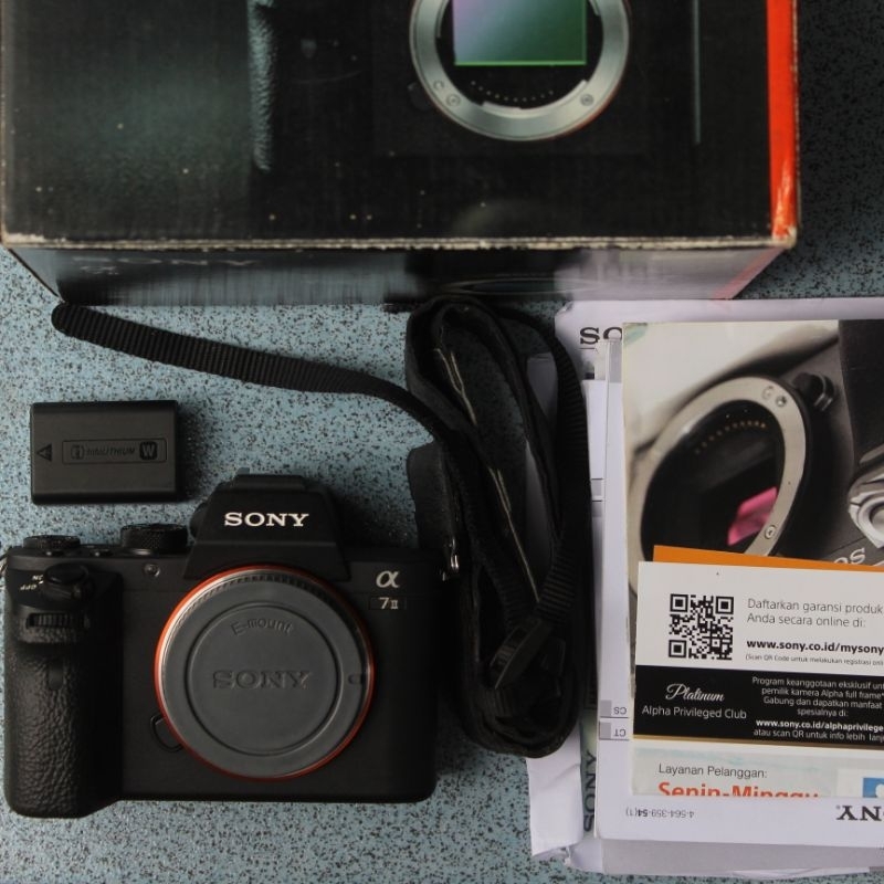 Jual Kamera Sony A7ii (mark 2) Full frame mulus fullset box | Shopee ...