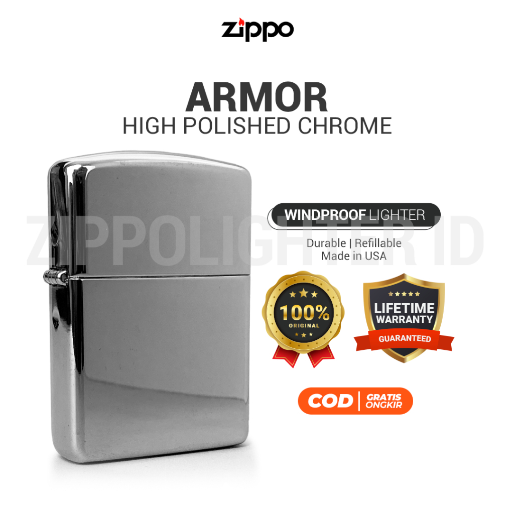 Jual Korek Api Zippo Original Classic Windproof Lighters | Shopee Indonesia