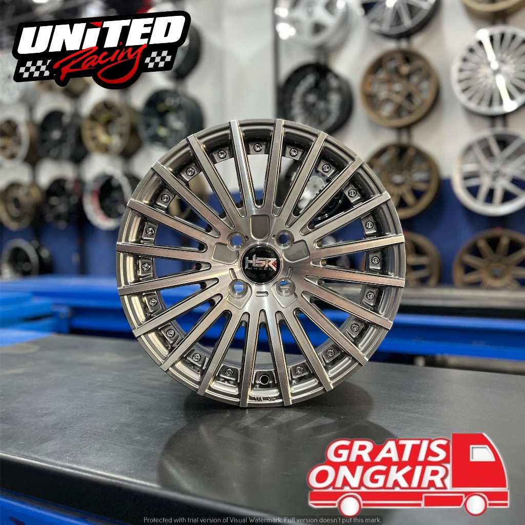 Jual VELG MOBIL SPORTY MODEL JARI JARI R15 HSR TANDAM RING 15 UNTUK MIRAGE SIRION DATSUN MOBILIO ...