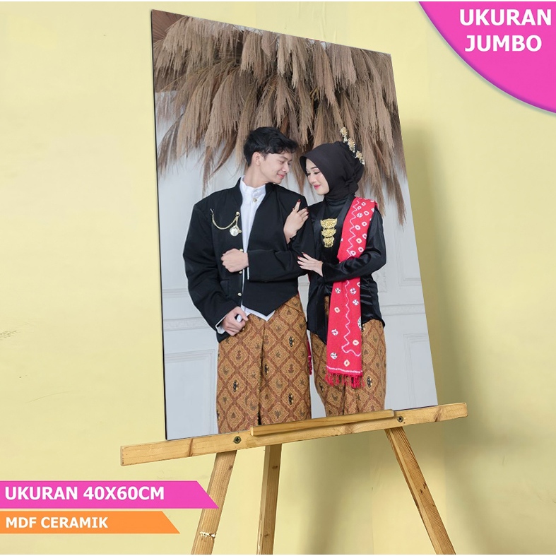 Jual CETAK FOTO JUMBO UKURAN 20R 40X60 /WEDDING SIGN / WALLDECOR ...