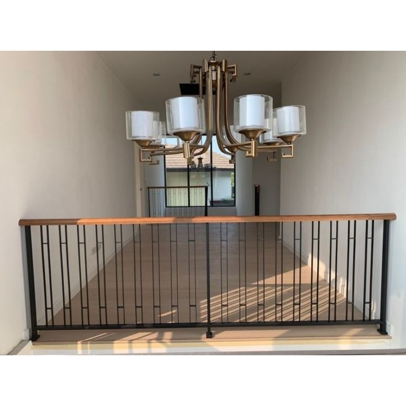 Jual raling tangga pegangan tangga minimalist pegangan kayu atau besi ...