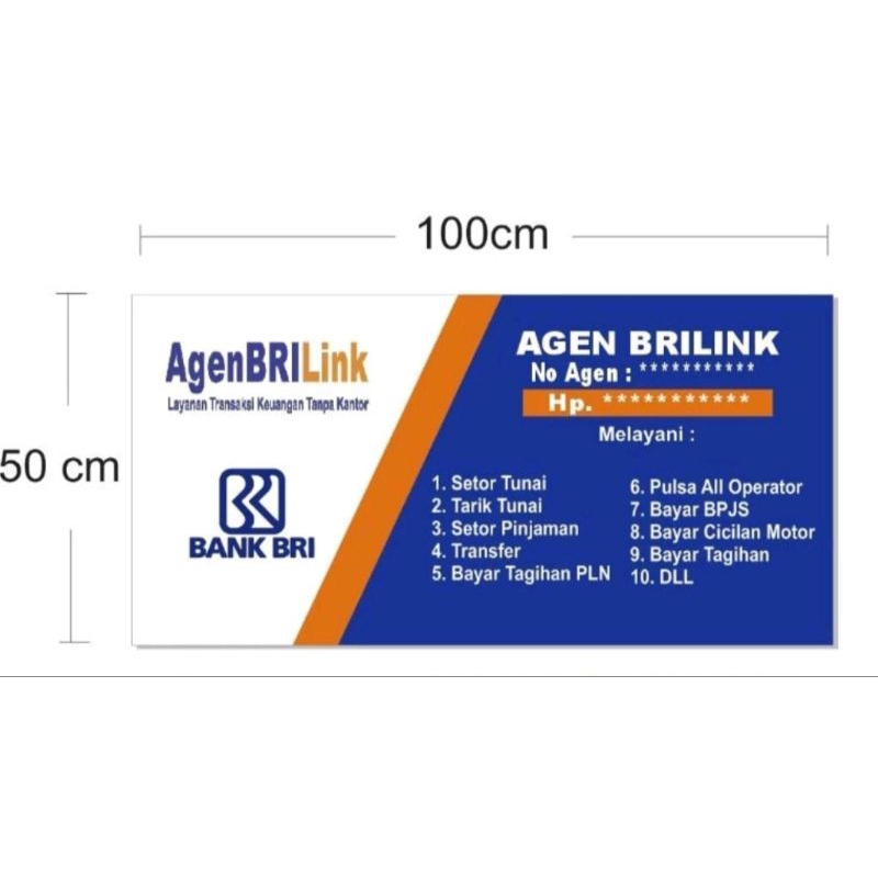 Jual spanduk BRI link | Shopee Indonesia