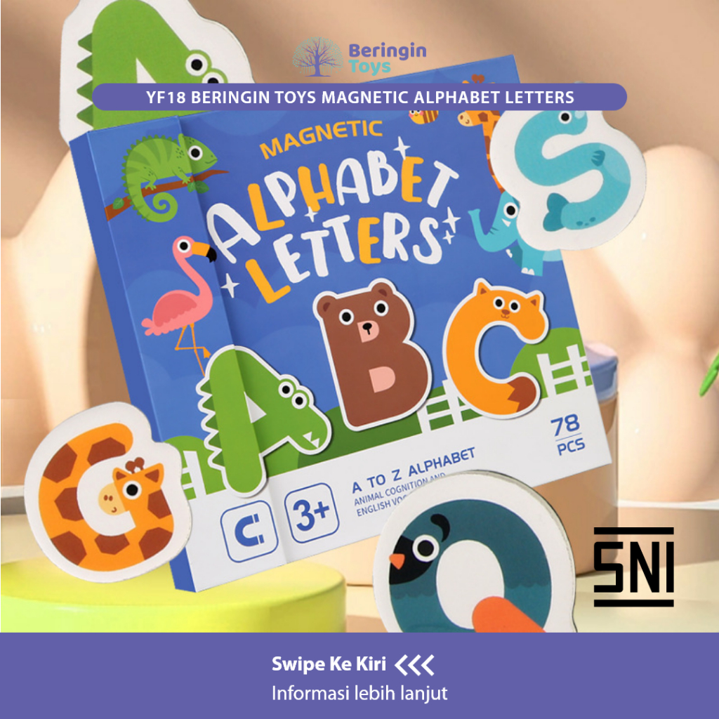 Jual Beringin Toys- Magnetic Alphabet Letters / Mainan Edukasi Anak ...