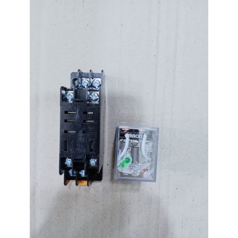 Jual relay Omron ly2n 24vdc 8kaki + socket / relay 24vdc 8pin + socket / original omron | Shopee ...