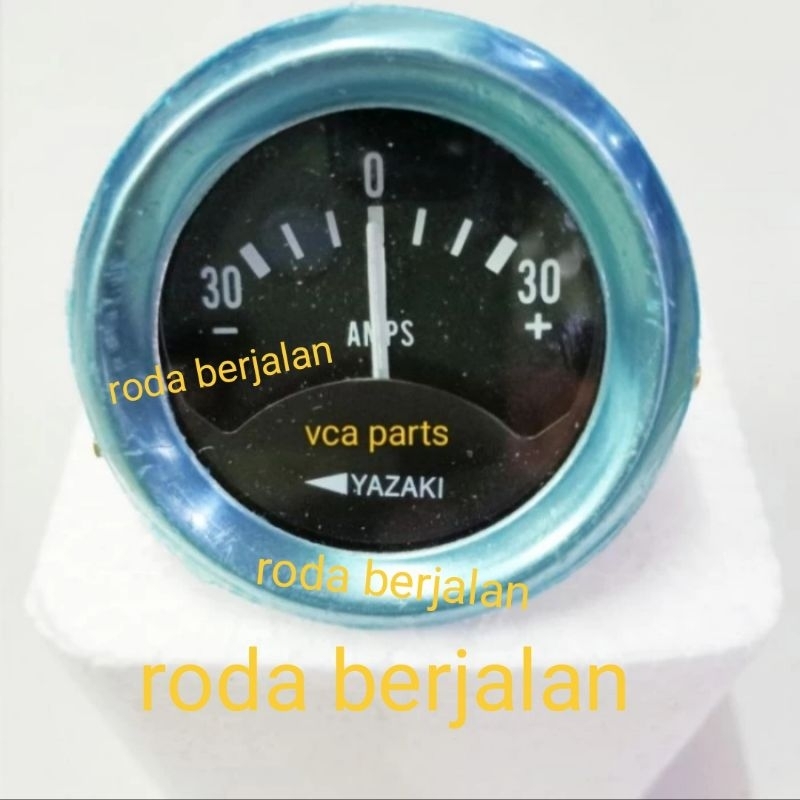 Jual amper meter pengukur arus aki, amper aki 30a mobil alat berat ...