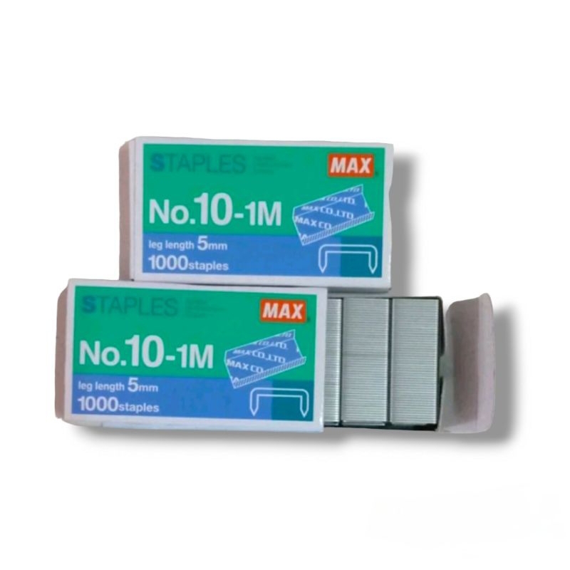 Jual Isi hekter kecil no. 10 / isi staples kecil max hd 10 / anak ...