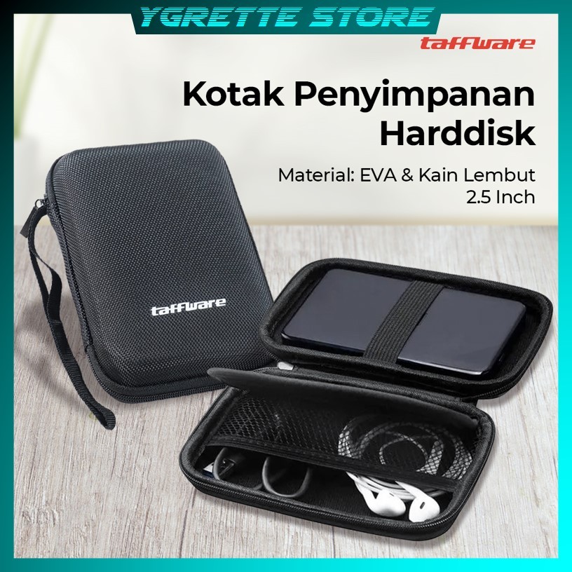 Jual YGRETTE - ORIGINAL PREMIUM Taffware Kotak Penyimpanan Harddisk HDD ...