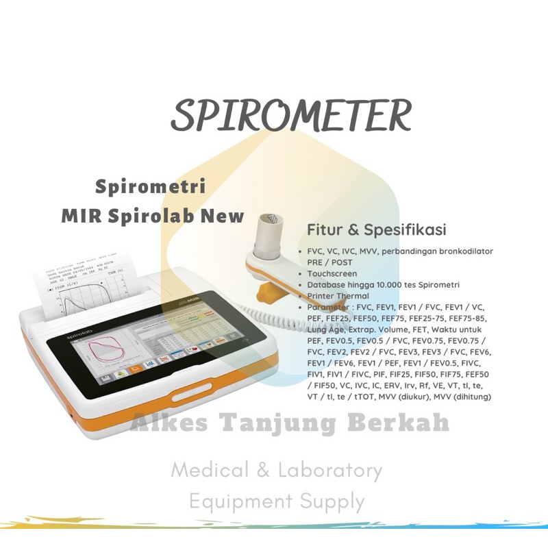 Jual Spirometer MIR spirolab New | Shopee Indonesia
