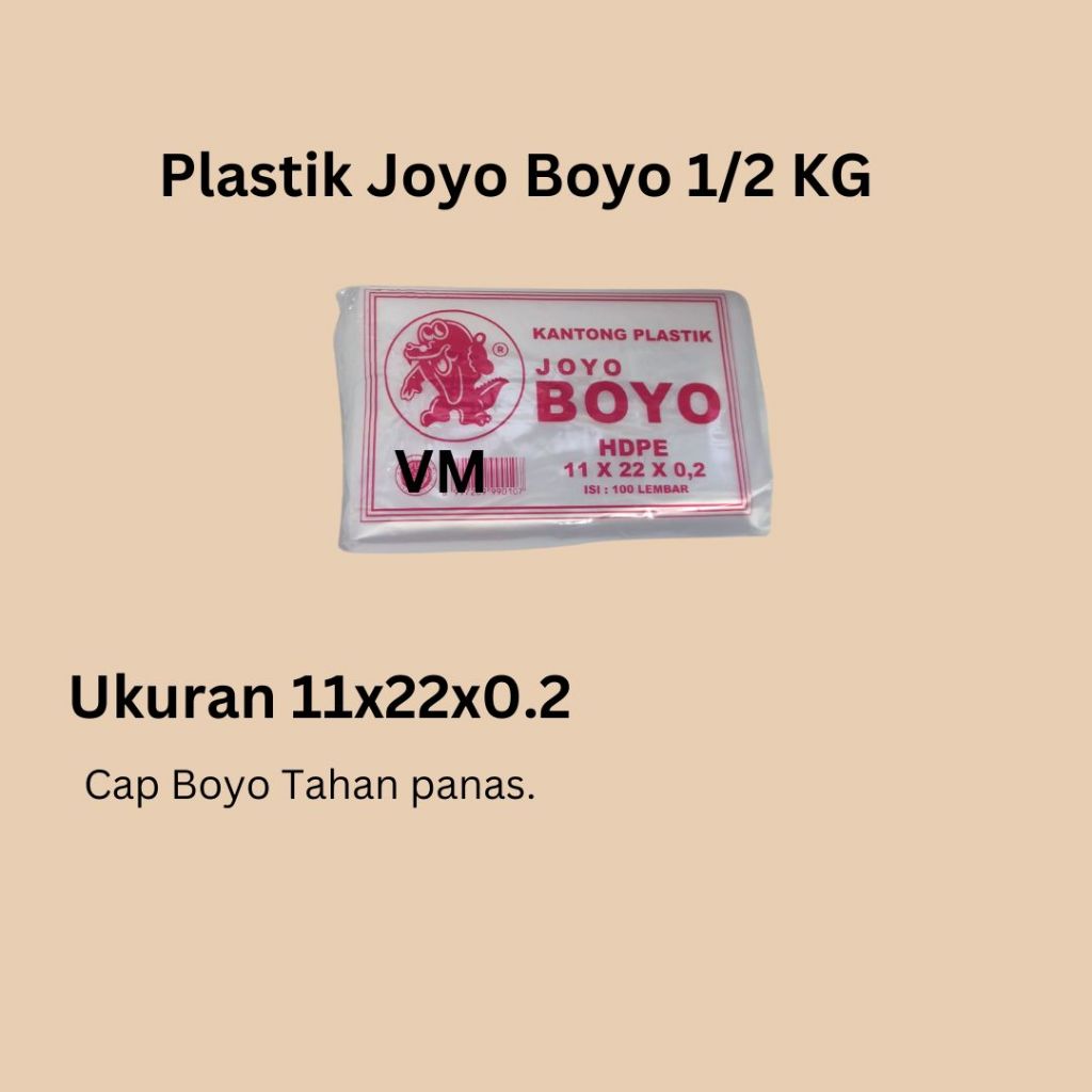 Jual Plastik Sayur Joyo Boyo 1/2 KG Seikat (5 bungkus) | Shopee Indonesia