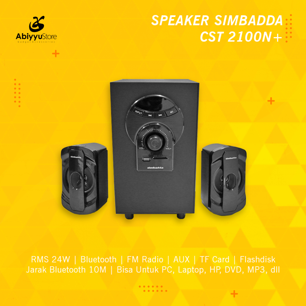 Jual Speaker Bluetooth Simbadda CST 2100N+ Plus Wireless Speaker Aktif ...