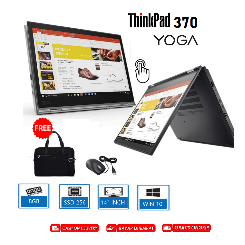 Jual Laptop Lenovo Thinkpad Yoga 370 Touchscreen i7 GEN 7TH RAM 16GB ...