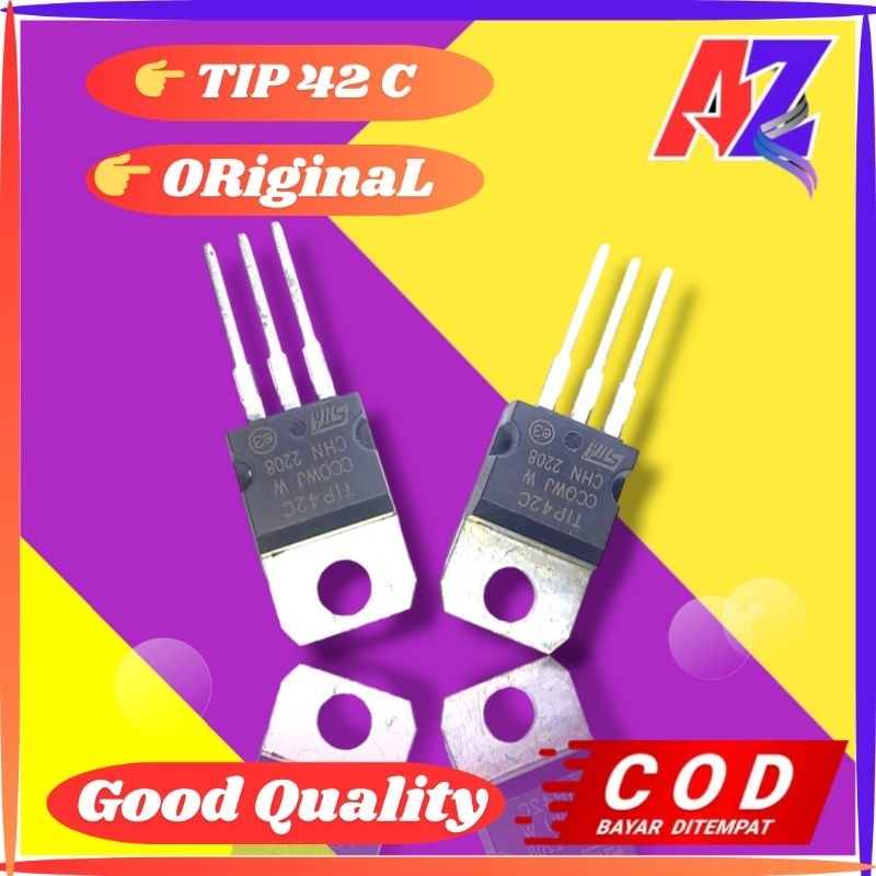 Jual Transistor TIP 42C ST2 pendingin Tebal | Shopee Indonesia
