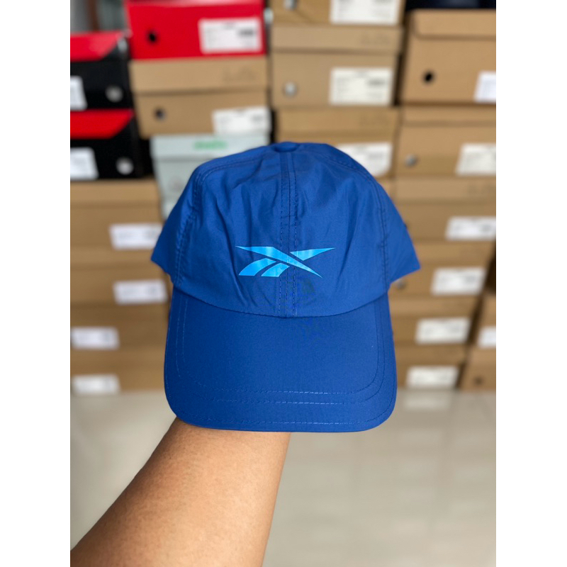 Jual TOPI REEBOK RUNNING VECTOR CAP BLUE REEUCC231X ORIGINAL CAP ...