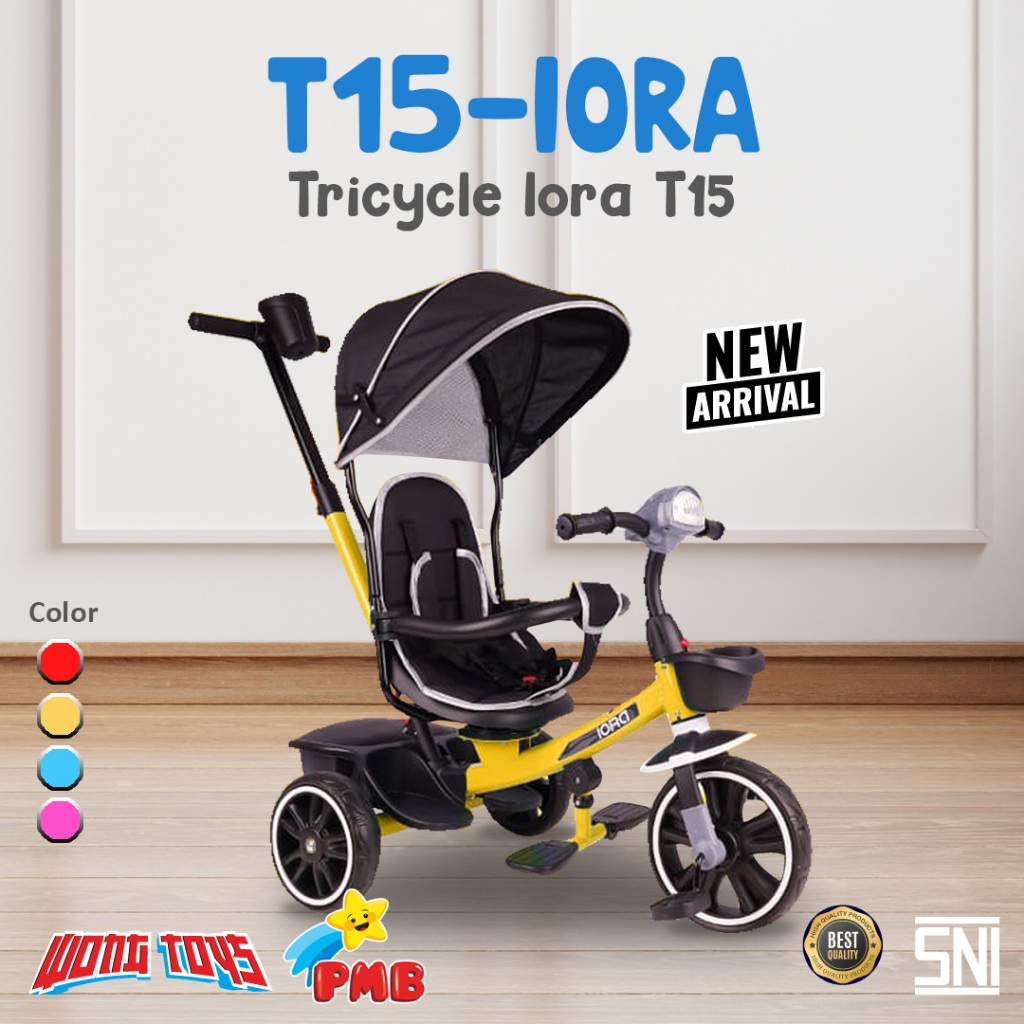 Jual Tricycle IORA T15 (T15-IORA) - Sepeda Roda Tiga Anak Tricycle IORA T-15 | Shopee Indonesia