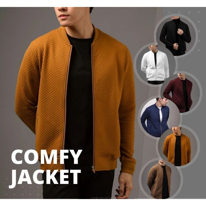Jual BANTING HARGA !!! JAKET COMFY PRIA / COMFY JACKET / JAKET MOTIF ...