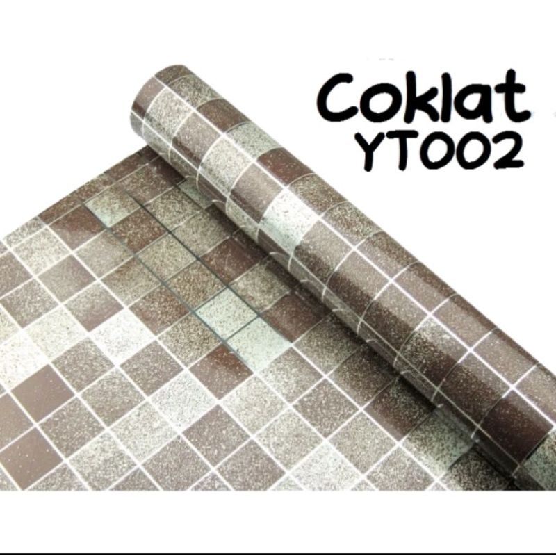 Jual Sticker Meja Dapur Anti Air Anti Minyak Tahan Panas Sticker ...