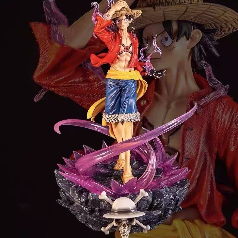 Jual One Piece Monkey D Lufft HB Studio Action Figure(Ada led) | Shopee ...