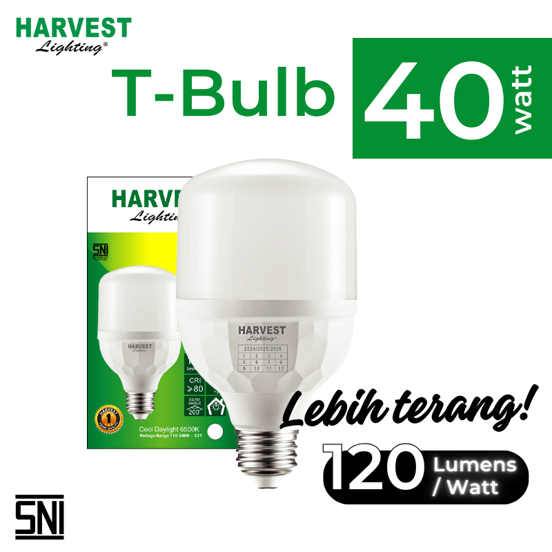 Jual Harvest Lighting 40 watt T-Bulb Lampu Kapsul LED 40W Lampu Hemat Energi Original Bergaransi ...