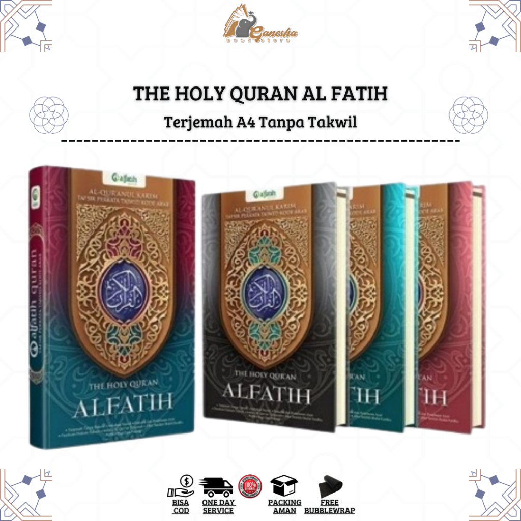 Jual Al-Quran Al-Fatih - The Holy Quran Al Fatih A5 HC Terjemah Tanpa ... Jual Al-Quran Al-Fatih - The Holy Quran Al Fatih A5 HC Terjemah Tanpa ...