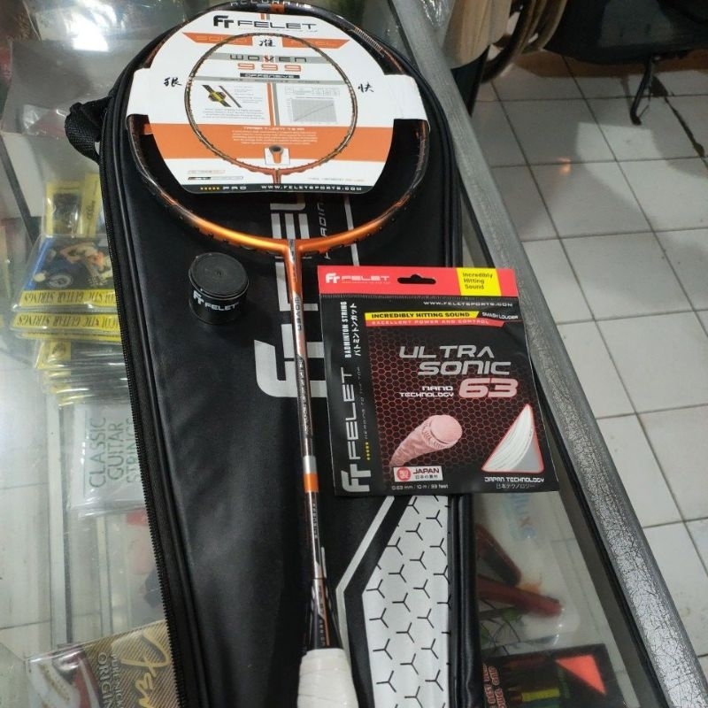 Jual RAKET BADMINTON FELET WOVEN 999 ORIGINAL | Shopee Indonesia