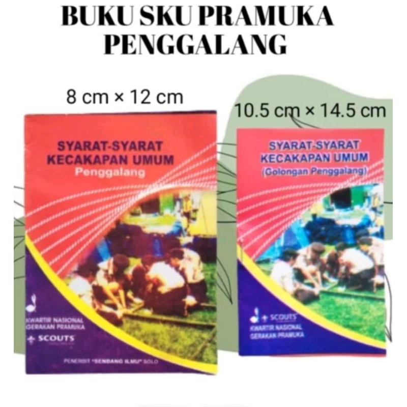 Jual Buku sku Pramuka siaga penggalang penegak 100 biji besar | Shopee ...