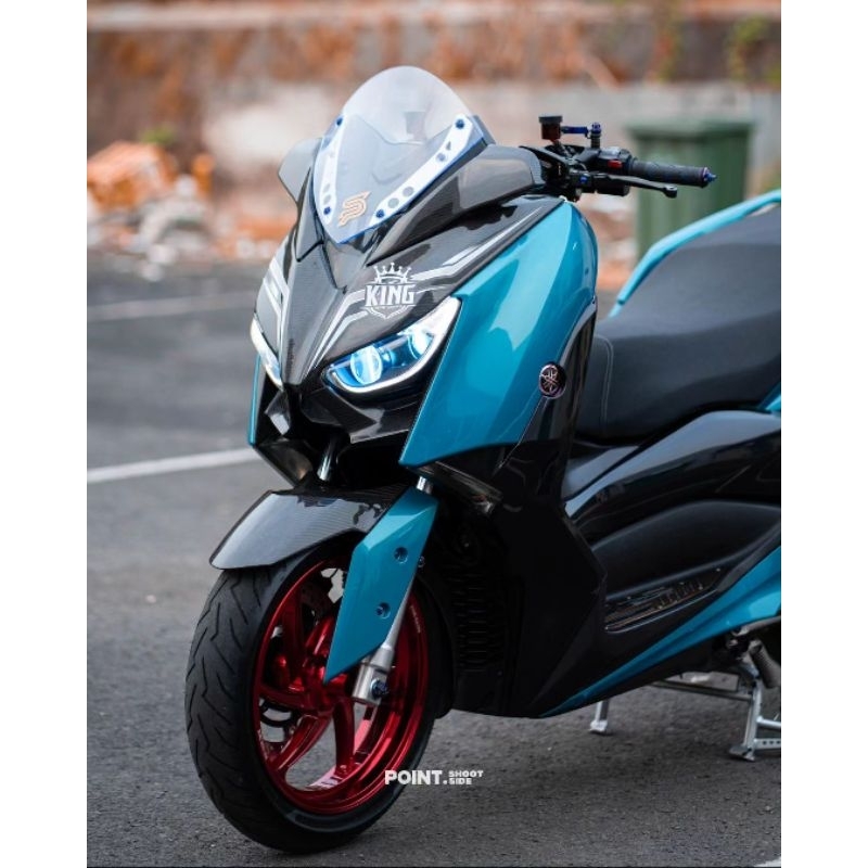 Jual Winshield Xmax Old/ New 2023 Sporty Malossi. Visor kaca depan Xmax ...