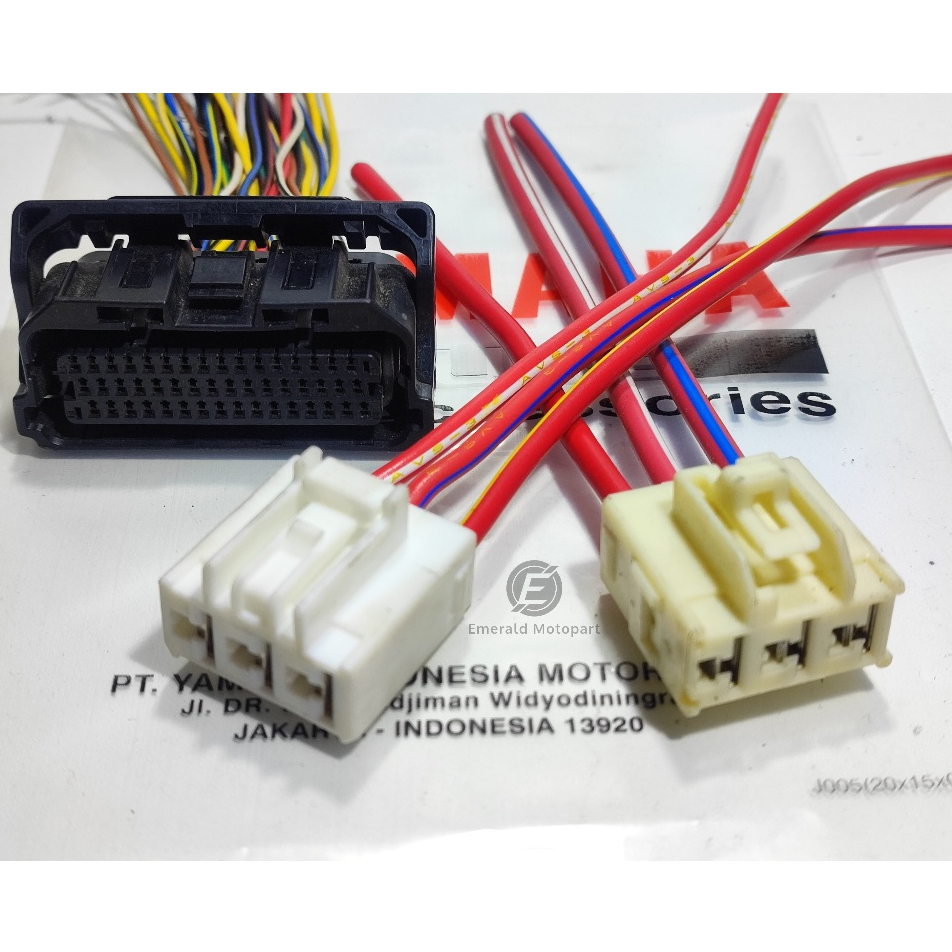 Jual kabel soket socket ecu eccu ecm acg fullset yamaha aerox nmax lexi ...