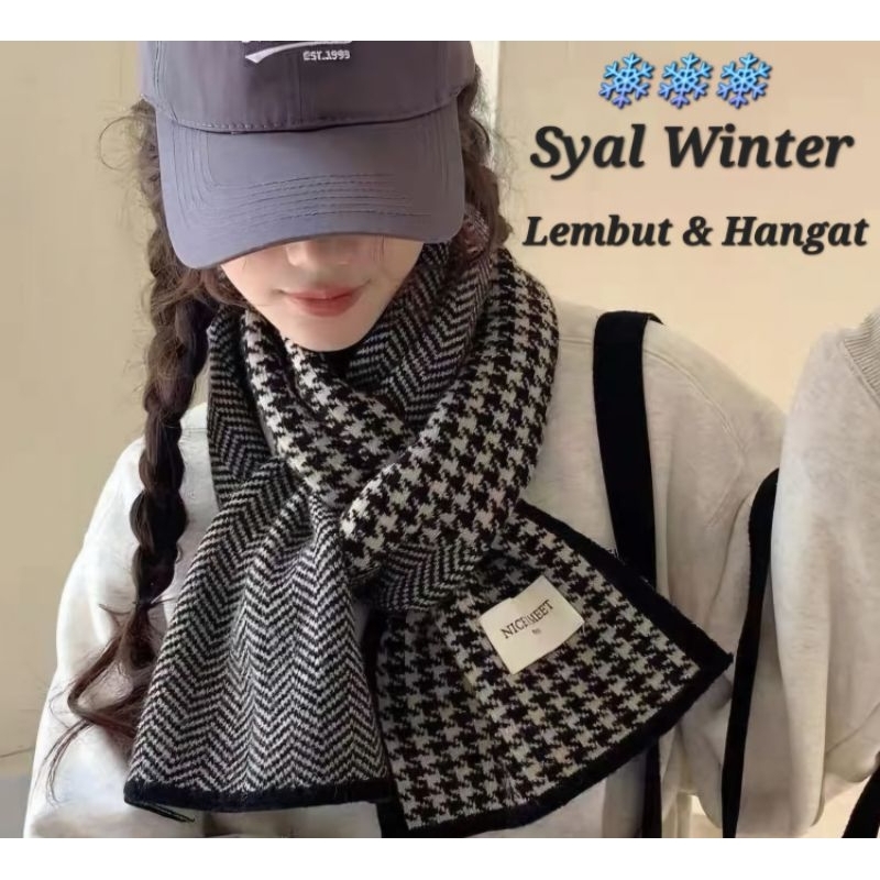 Jual Syal Musim Dingin / Winter Scarf / syal winter 011 | Shopee Indonesia