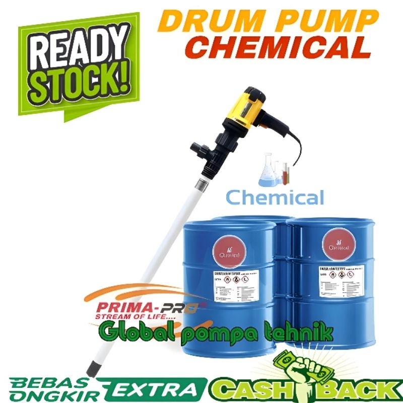 Jual Drum Pump Polypropylene DPP-750 PP Pompa Drum Chemical - 25 - 32 mm | Shopee Indonesia