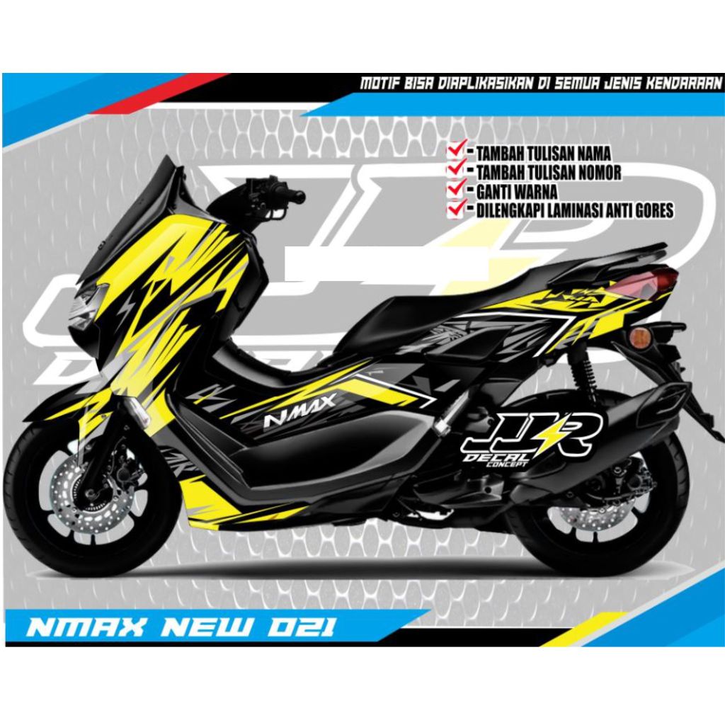 Jual STIKER DECAL YAMAHA NMAX 2020-2024 motor nmax full body | Shopee ...