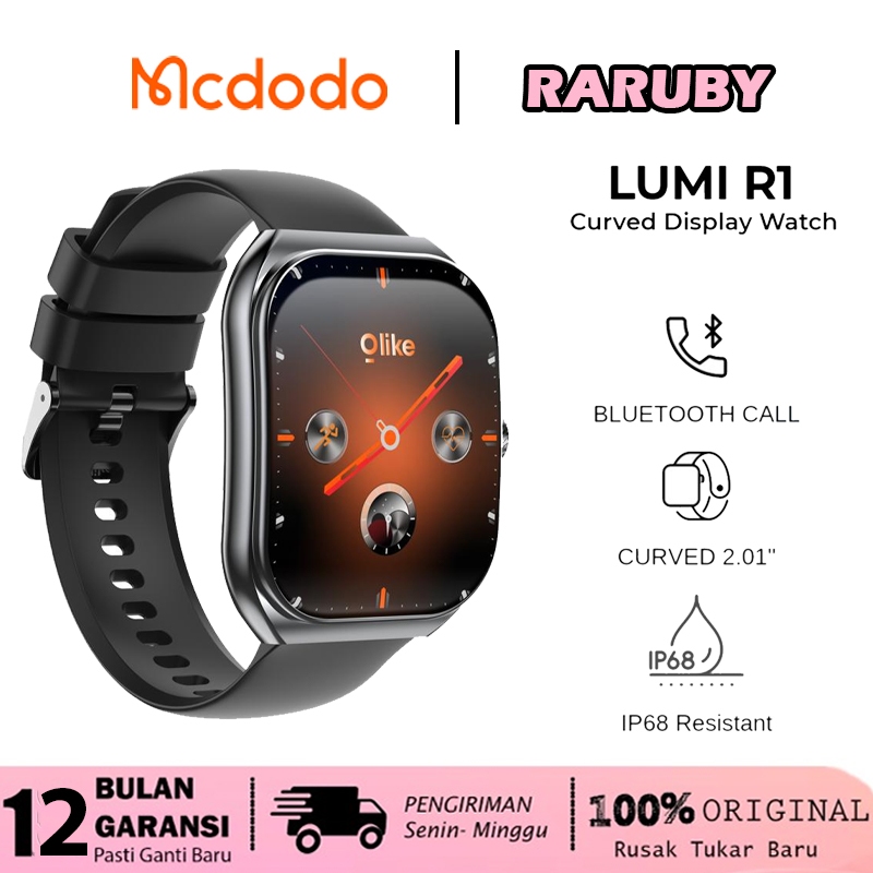 Jual Olike Lumi R1 Smartwatch 2.01" Jam Tangan Pintar Curved HD Display ...