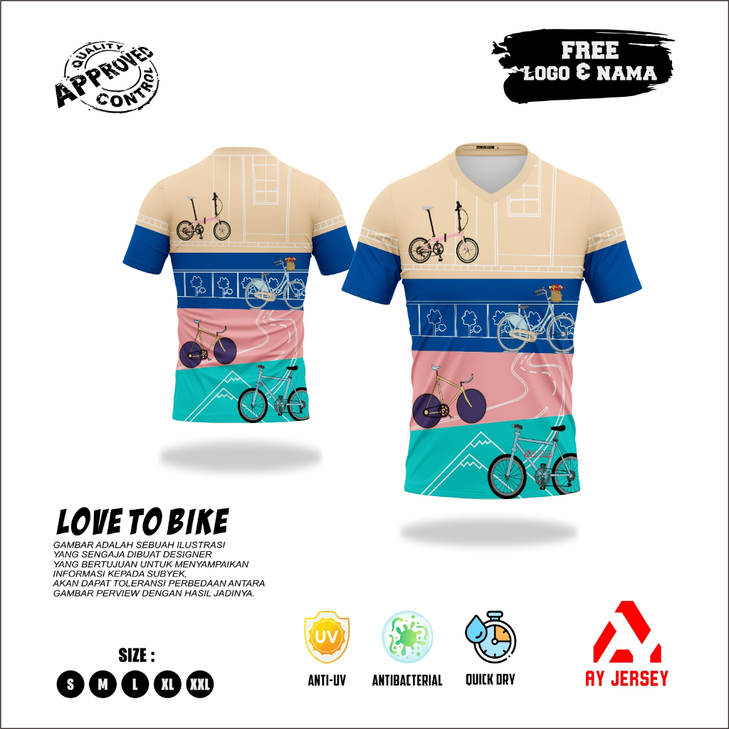 Jual BAJU KAOS JERSEY SEPEDA MTB MOTORCROSS | FREE NAMA | RUNNING ...