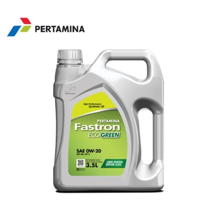 Jual Oli Mobil Pertamina Fastron Eco Green 0W-20 API SN / GF-5 3,5 ...