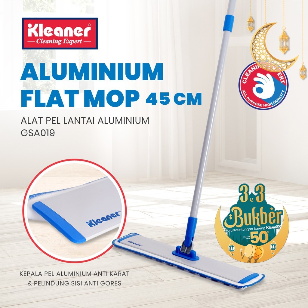 Jual Kleaner Flat Mop 45 cm GSA019 - aluminium pel hotel bahan bagus ...