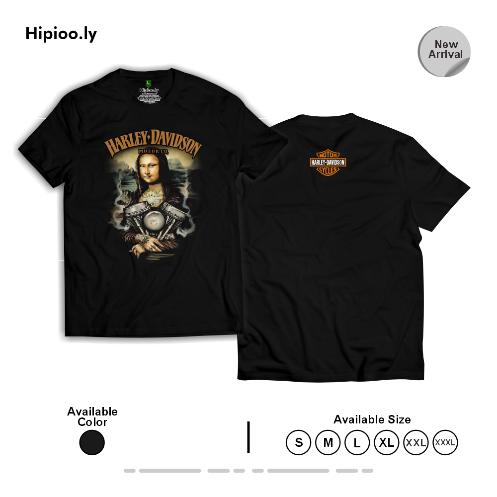 Jual KAOS HARLY DAVIDSON MONALISA EDITION | KAOS MOTOR | KAOS TOURING ...