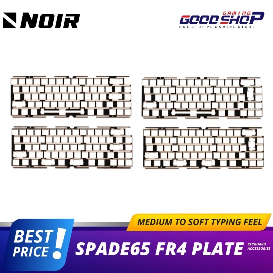 Jual Noir Spade65 65% Extra FR4 Plate ANSI, ISO, Split Spacebar Layout | Shopee Indonesia