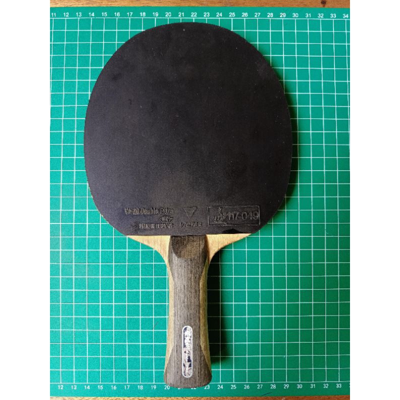 Jual Kayu Butterfly Zhang Jike Blue Dragon+Karet Xiom Vega euro (merah)+Karet Victas V20 Double ...