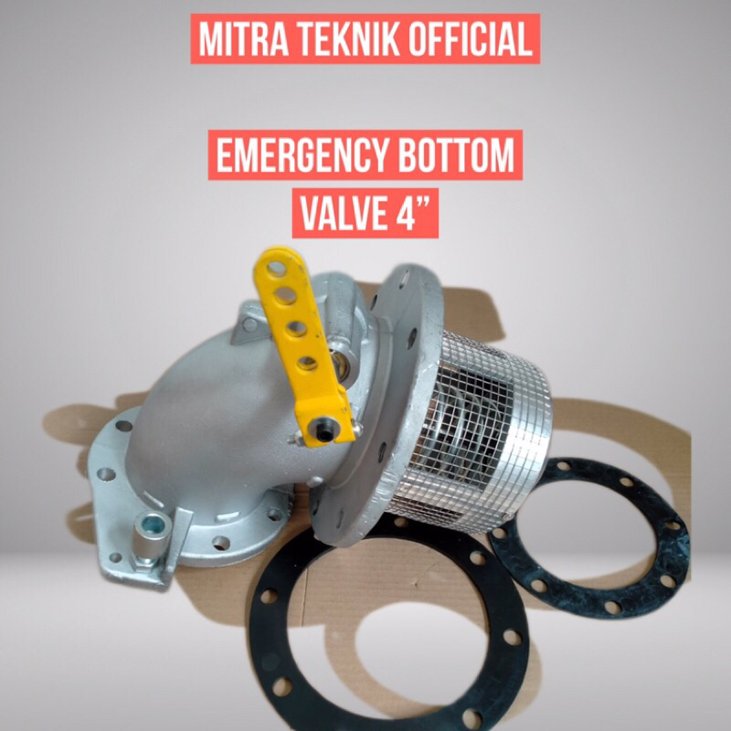 Jual EMERGENCY BOTTOM VALVE 4 INCH MANUAL | Shopee Indonesia